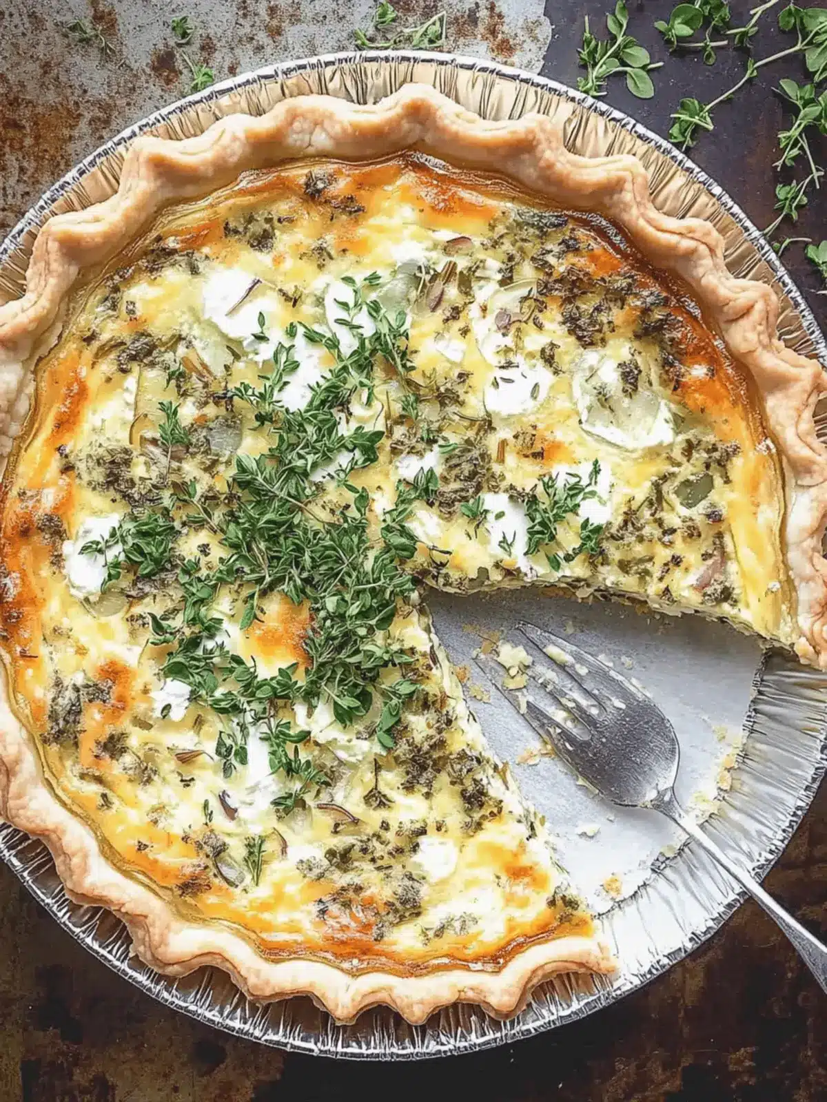 Irresistible Sweet Onion and Herb Quiche: A Delicious Brunch