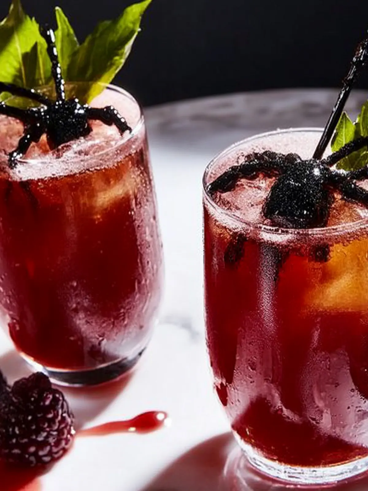 Irresistible Black Widow Cocktail: A Spooky Mezcal Delight