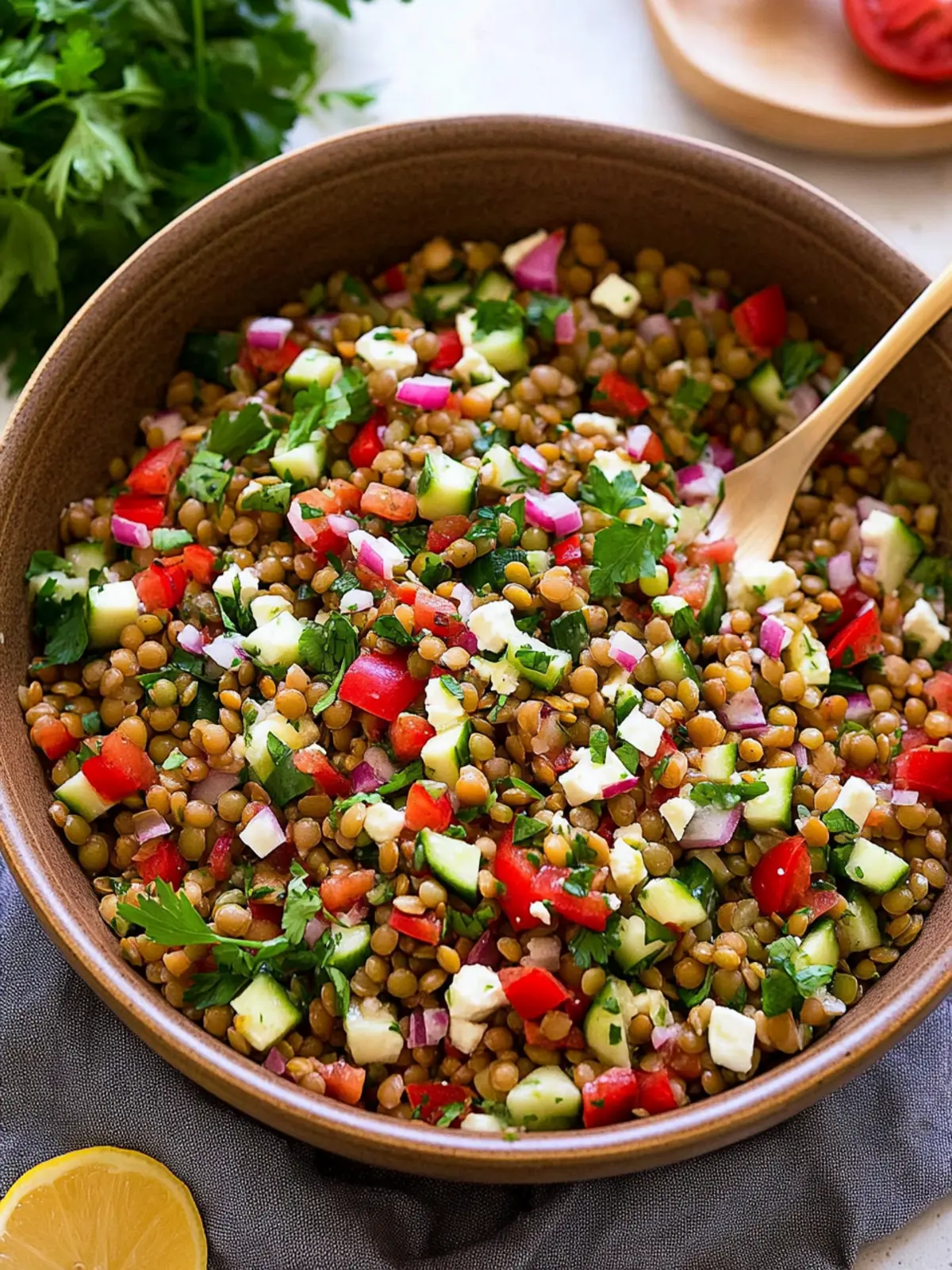 Ultimate Lentil Salad: Delicious Mediterranean Powerhouse