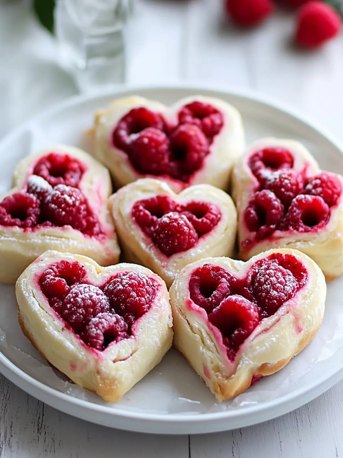 Irresistible Heart Shaped Raspberry Rolls for a Sweet Surprise