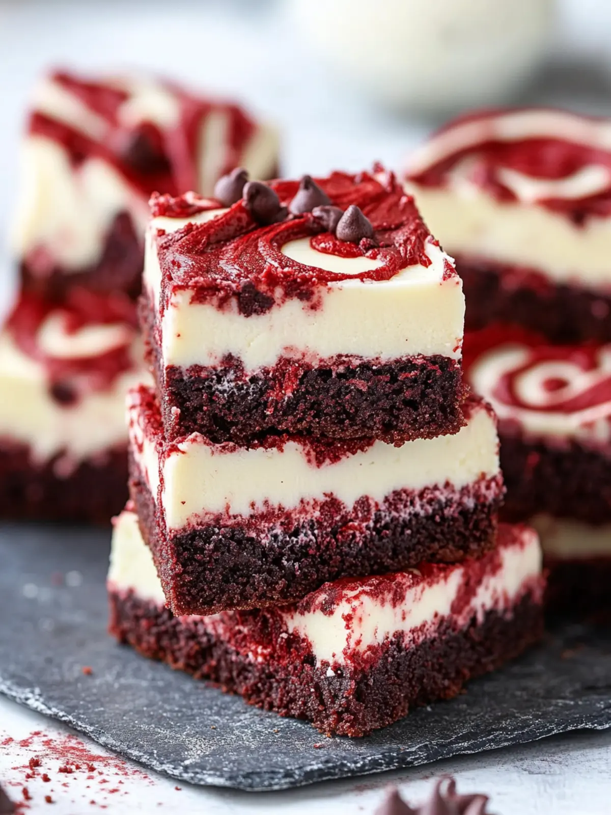Irresistible Red Velvet Cheesecake Brownies That Delight