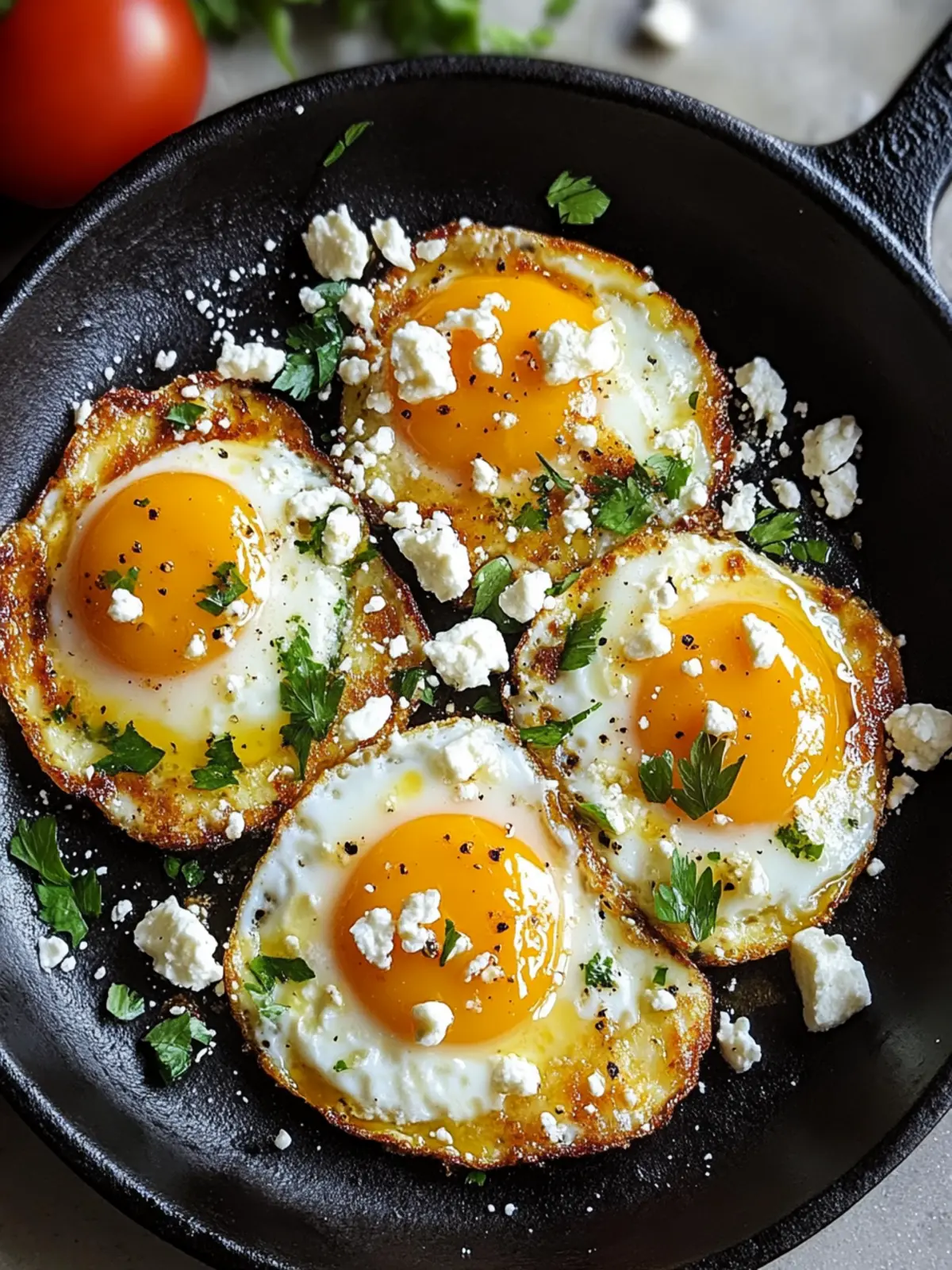 Delicious Crispy Feta Fried Eggs for a Perfect Breakfast Boost