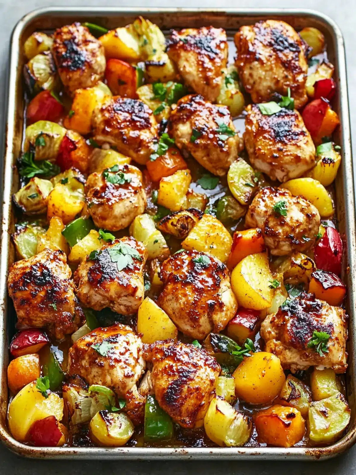 Easy Hawaiian Chicken Sheet Pan: A Del delicious Family Meal