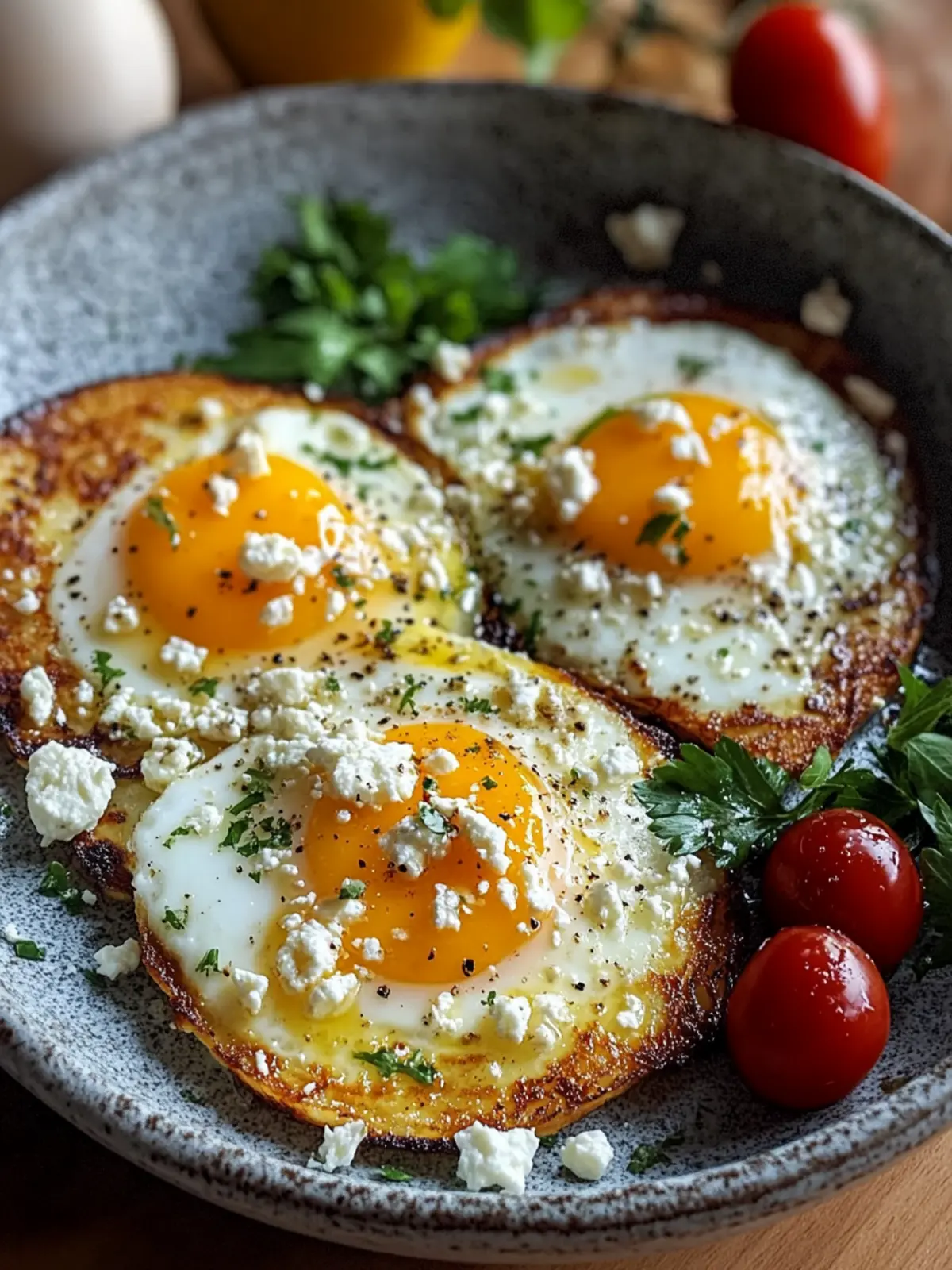Delicious Crispy Feta Fried Eggs for a Perfect Breakfast Boost