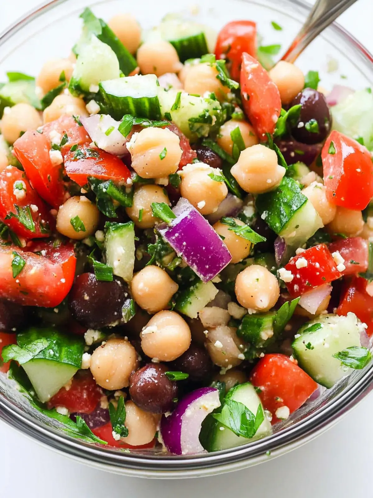 The Best Mediterranean Chickpea Salad – Easy & Delicious