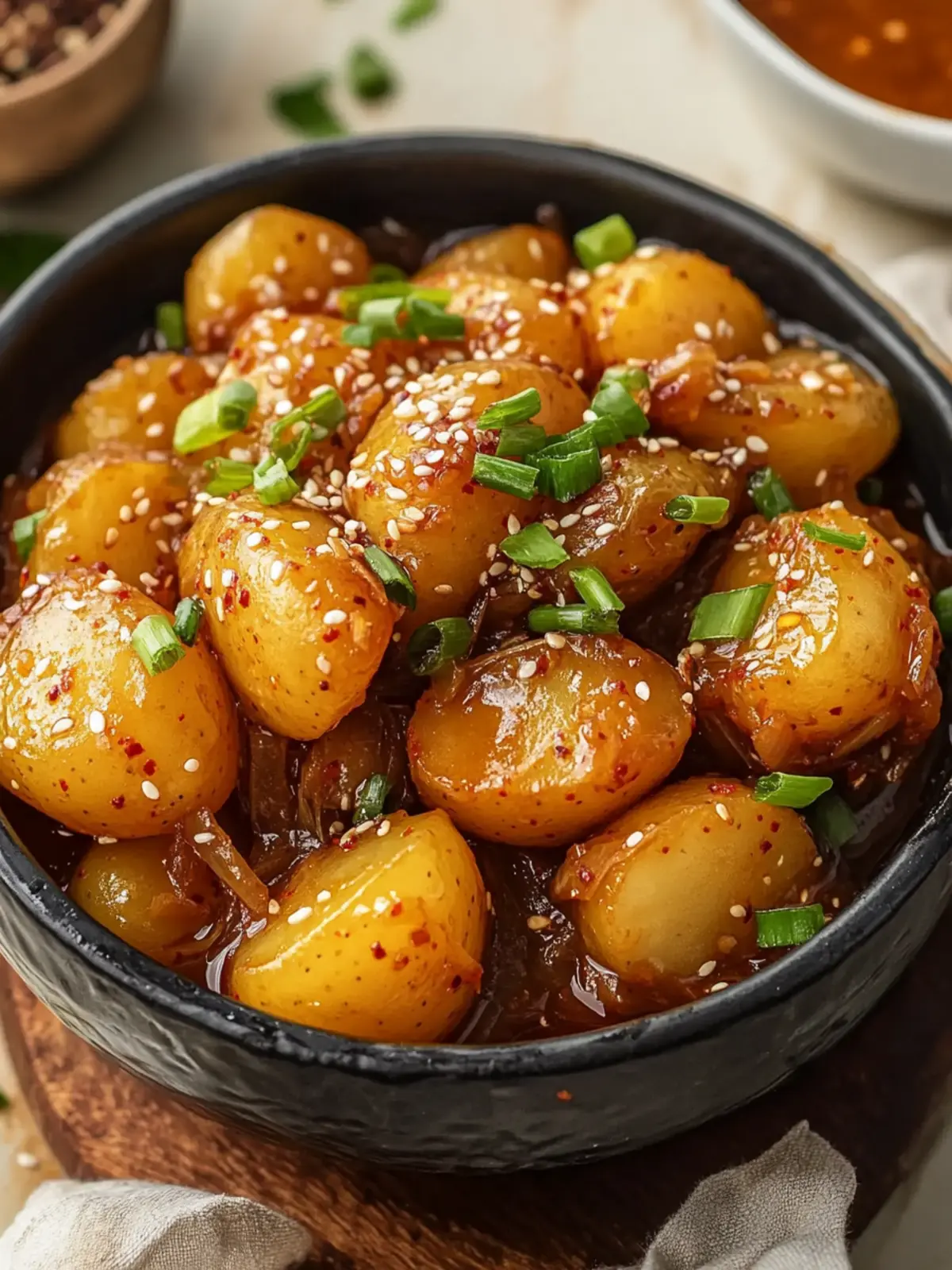 Easy Korean Braised Potatoes (Gamja Jorim) - Delicious Comfort Food