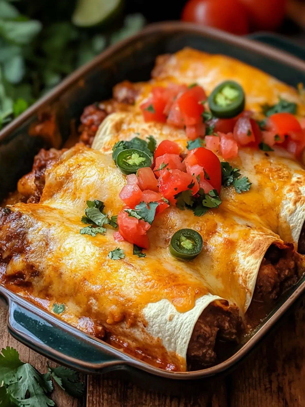 Irresistible Cheesy Steak Enchiladas for Cozy Family Nights
