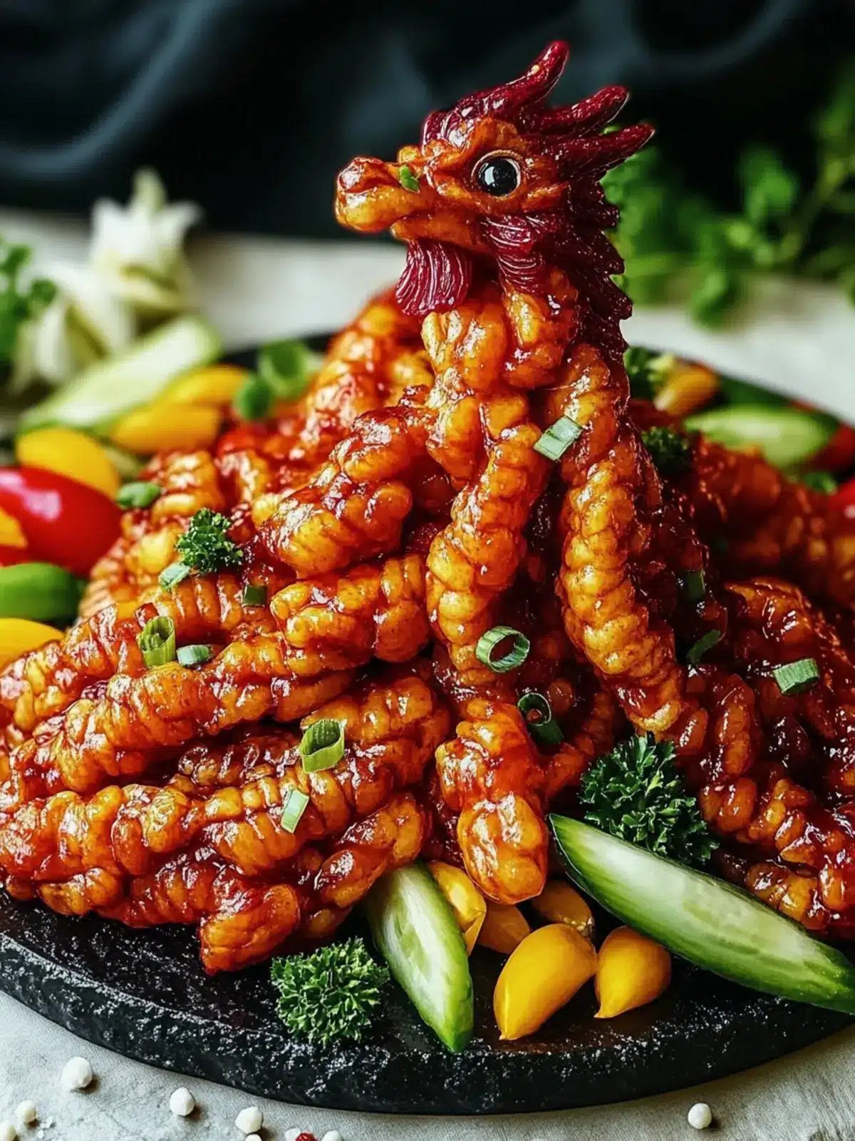 Irresistible Dragon Chicken: A Spicy Indo-Chinese Delight