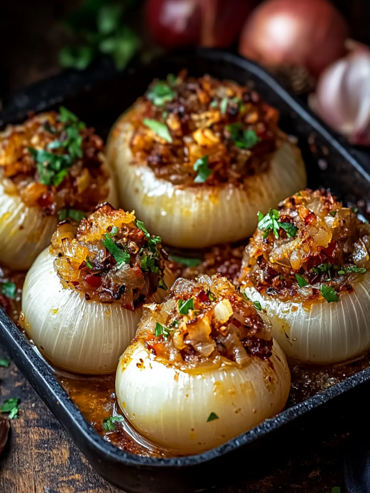 Irresistible Middle Eastern Stuffed Onions: A Delicious Vegan Delight