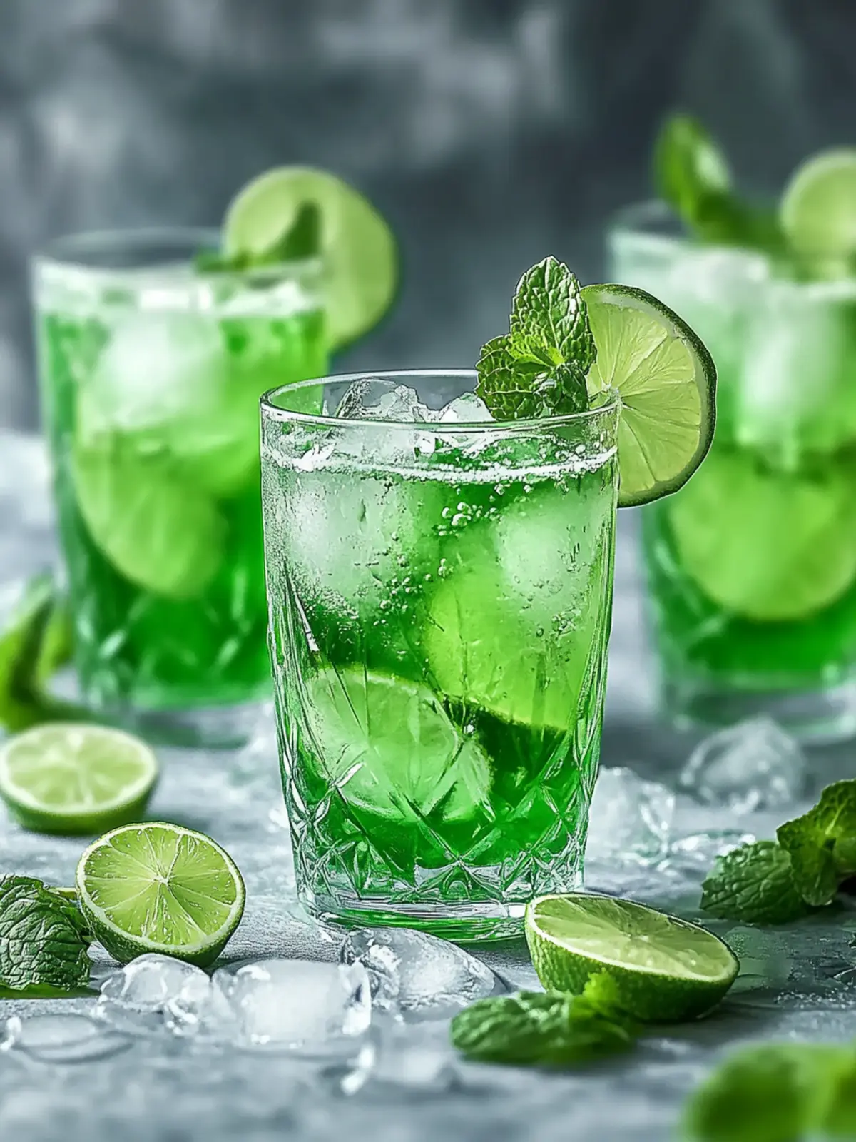 Easy Refreshing Emerald Sparkler Cooler: A Delicious Mocktail