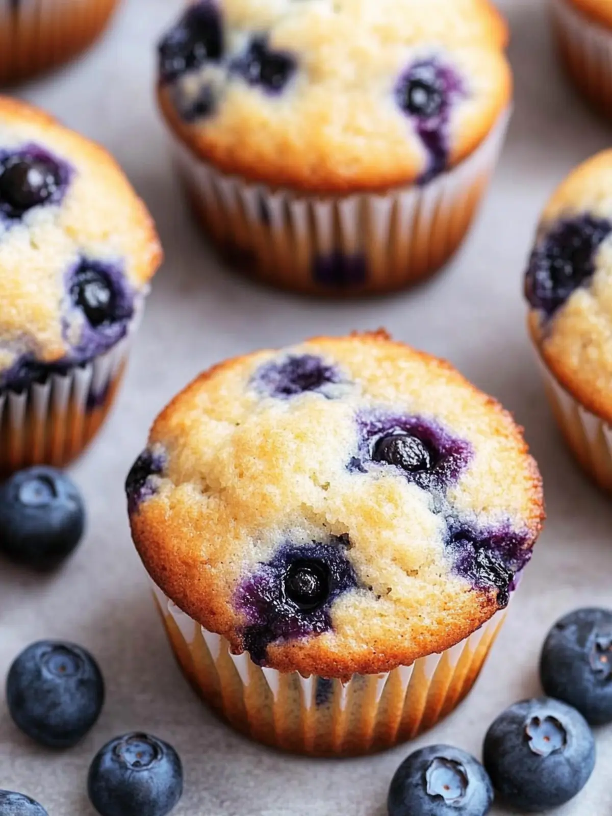 Irresistible Low Carb Greek Yogurt Blueberry Muffins